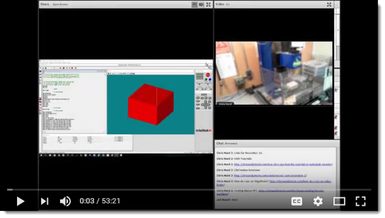 Intellitek Mill: From Set up to Making Your First Part – Chris and Jim CIM