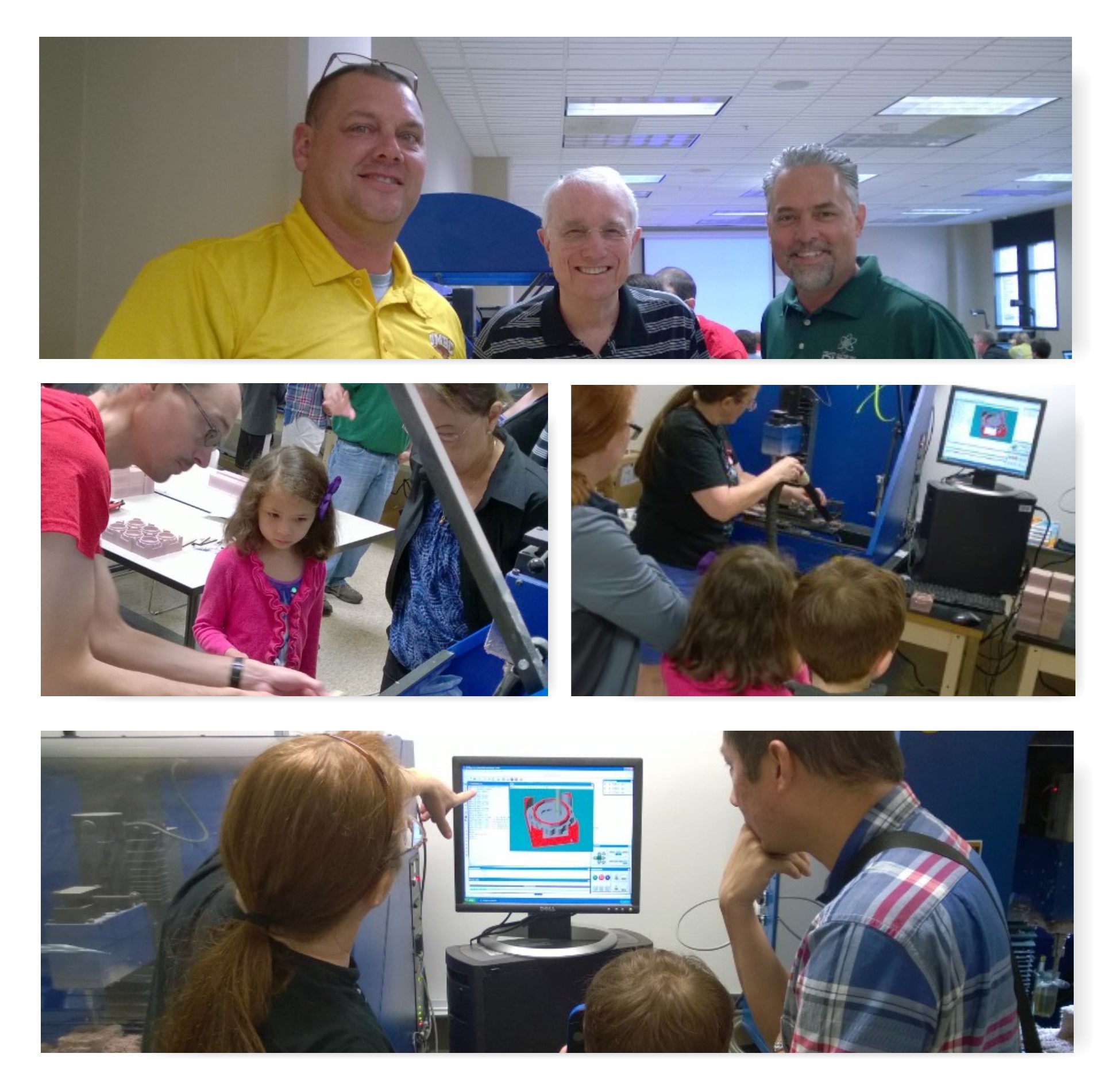 CIM class at UK gets visitors – Chris and Jim CIM